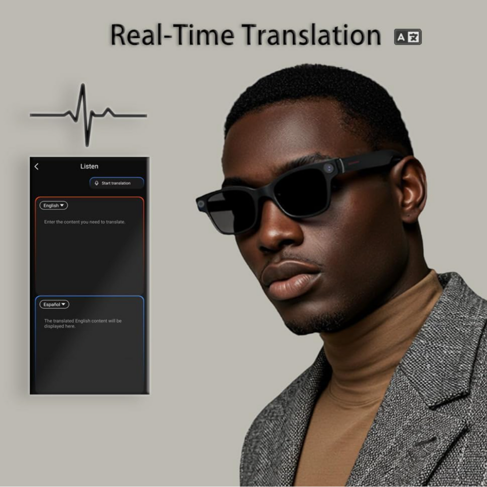 AI Smart Glasses, Built-In Camera, ChatGTP - SmartView Pro – Watchily Store
